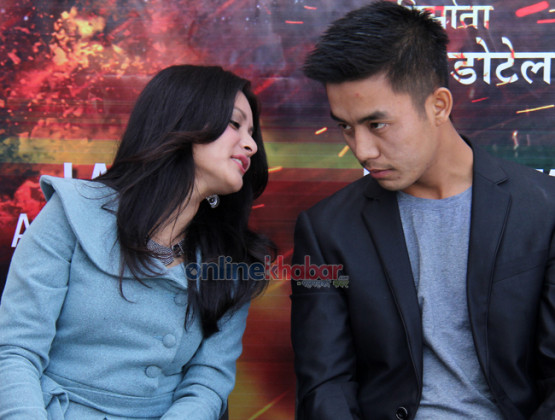 Rapper LAURE and Namrata Shrestha in Nepali Film TANDAV | Lexlimbu