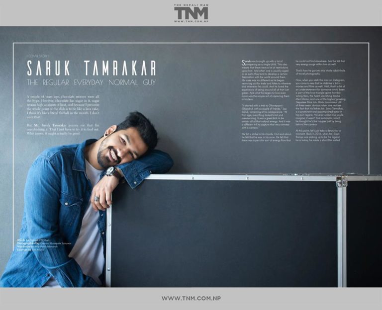 Saruk Tamrakar Lands On TNM Magazine! | Lexlimbu